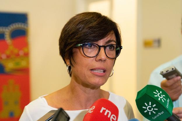 María Gámez, hoy en 'La Alameda' | Diario Sur